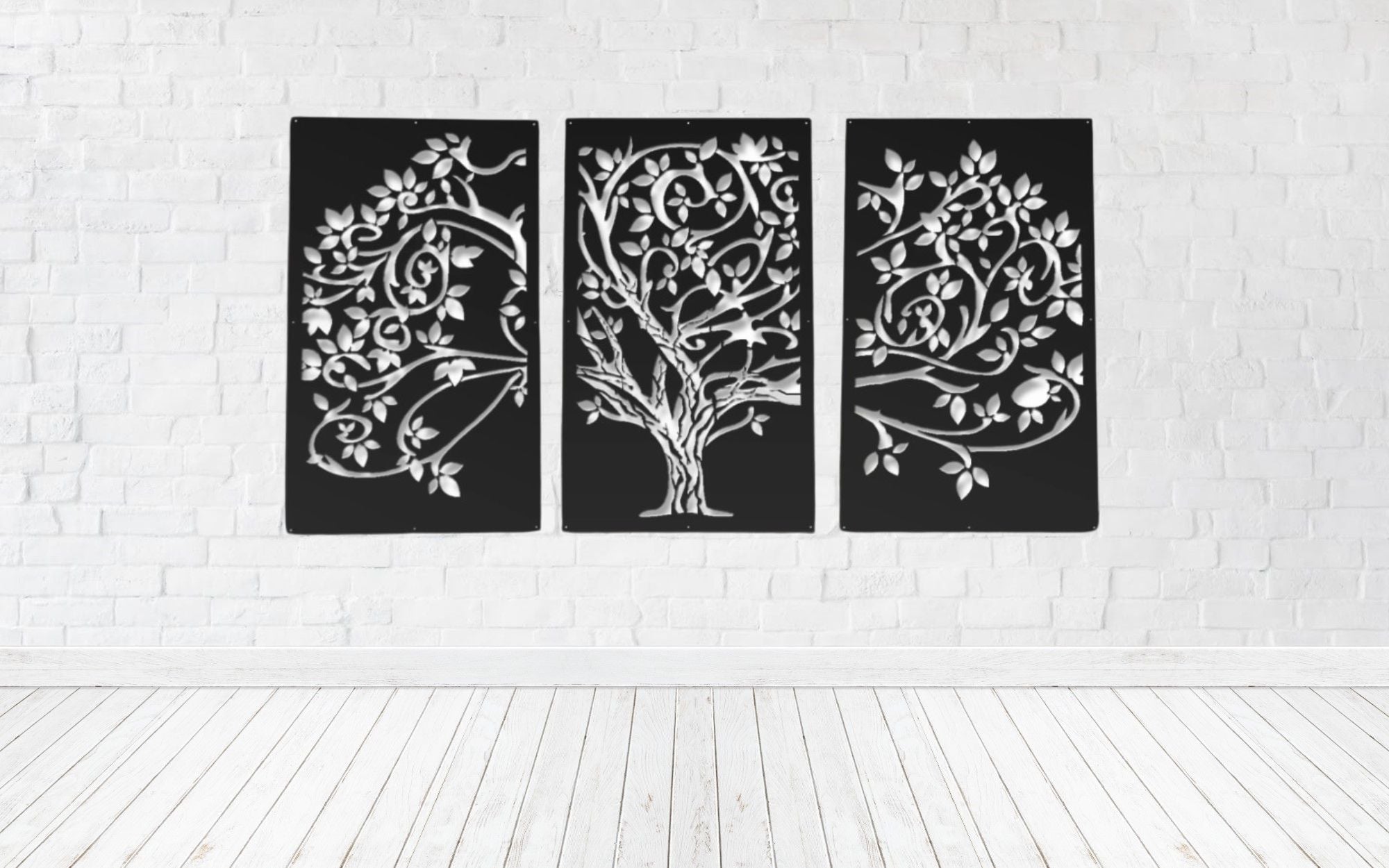 WISPY TREE 3 PANEL SET – The Watered Edge